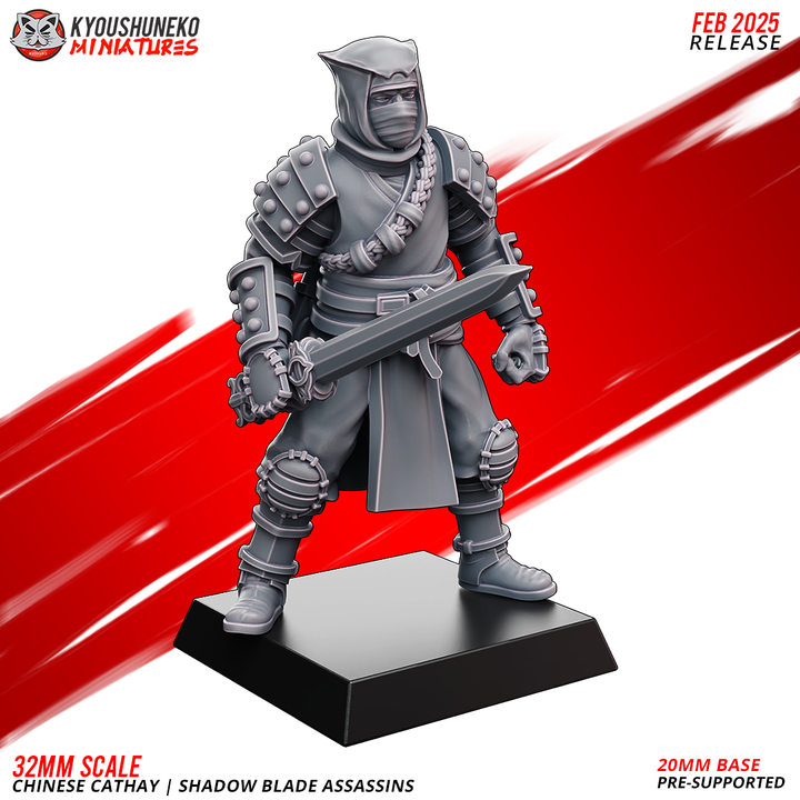 3D Printable Shadow Blade Assassins | Chinese Cathay by Kyoushuneko ...