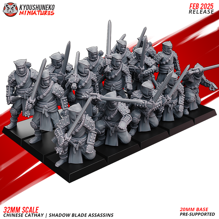 3D Printable Shadow Blade Assassins | Chinese Cathay by Kyoushuneko ...