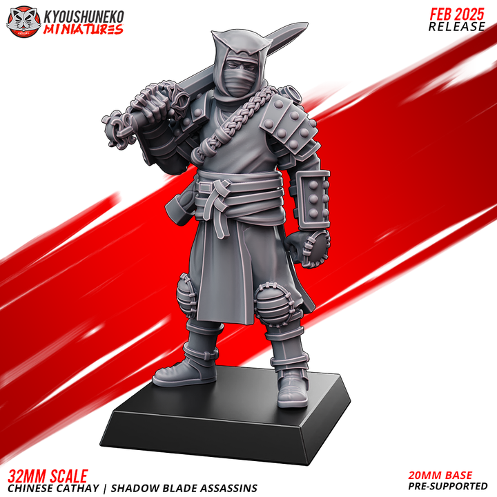 3D Printable Shadow Blade Assassins | Chinese Cathay by Kyoushuneko ...