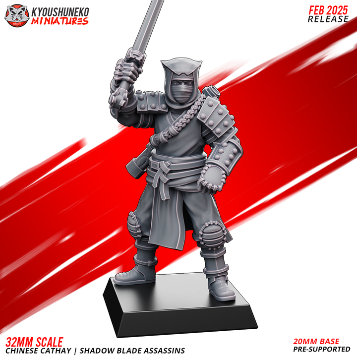 3D Printable Shadow Blade Assassins | Chinese Cathay by Kyoushuneko ...