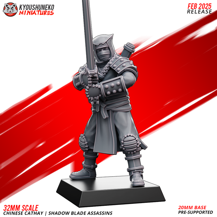 3D Printable Shadow Blade Assassins | Chinese Cathay by Kyoushuneko ...