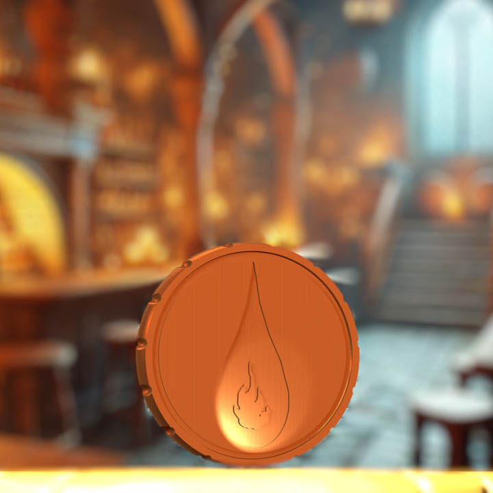 3D Printable Sorcerer Token by Hogan's Heroic Hoard