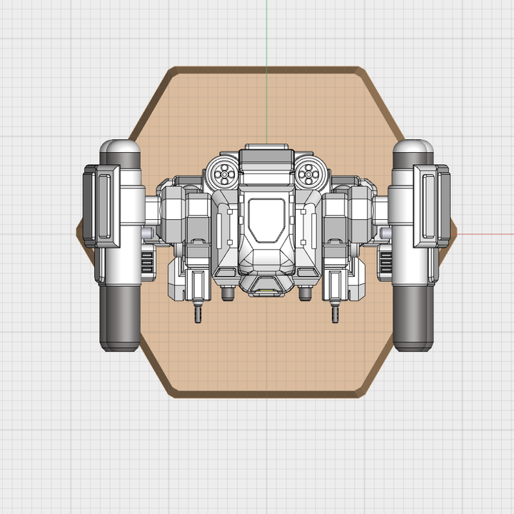 3D Printable Battletechnology Korimako KOR-2A Mech by Mark Hazell