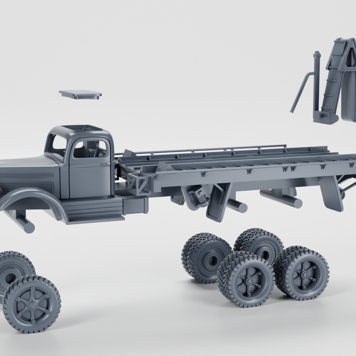 3D Printable White 920 Tank Transporter (18-Ton, 6x4) (US, WW2) by ...