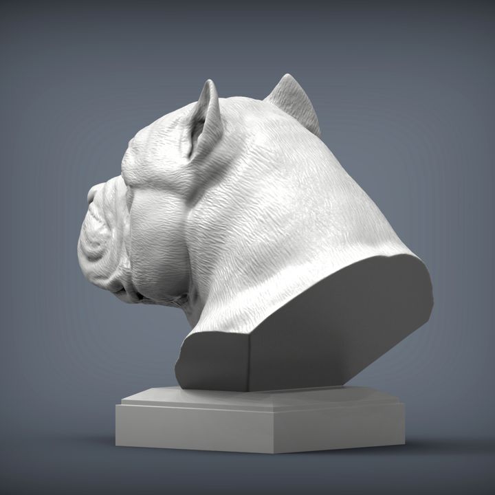 3D Printable American Bully by Alexander3dart