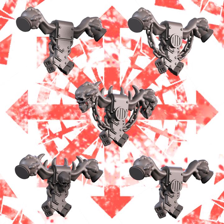 3D Printable Chaos Back Pack by Sergeant Hammer