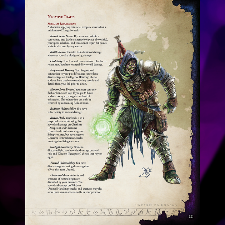 3D Printable Unearthed Undead PDF by Dillon Olney