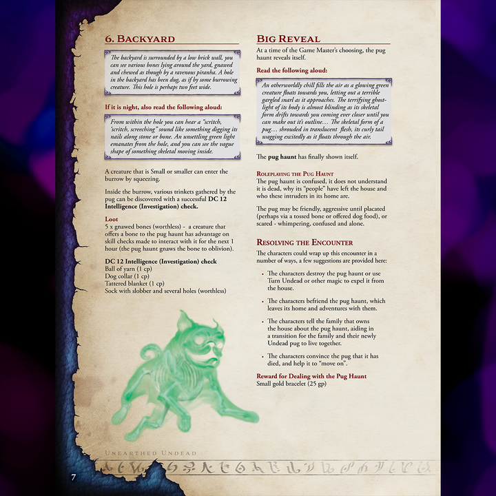 3D Printable Unearthed Undead PDF by Dillon Olney