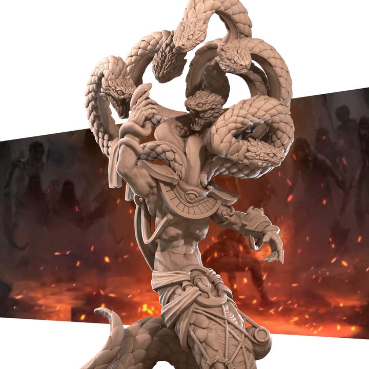 3D Printable Yuan-ti Anathema by Bite the Bullet