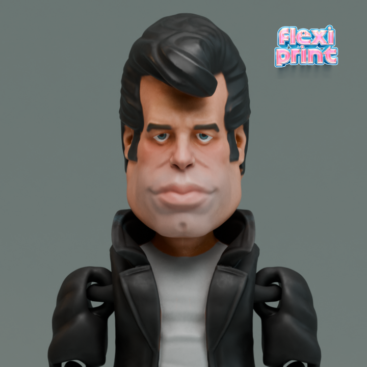 3D Printable Danny Zuko | Flexi Print by Flexi Print