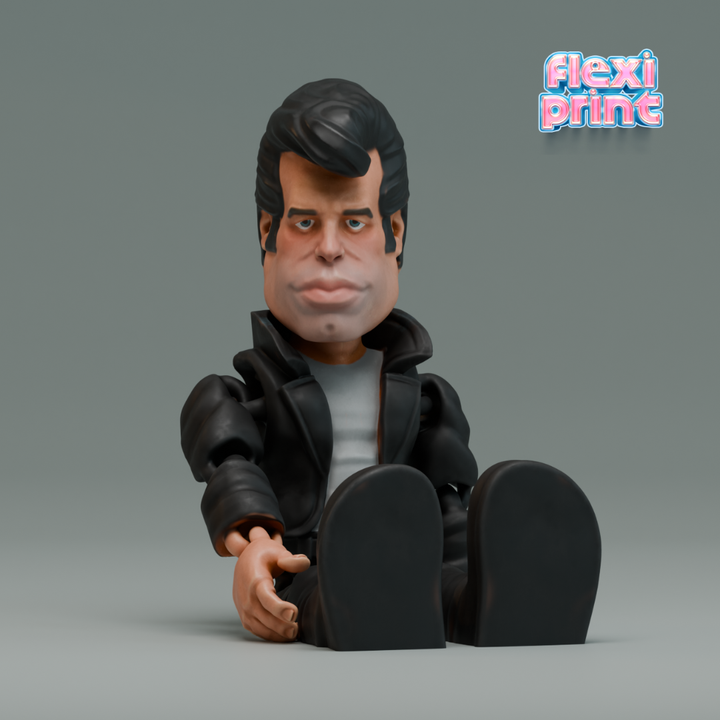 3D Printable Danny Zuko | Flexi Print by Flexi Print