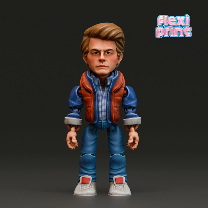 3D Printable Marty Mcfly | Flexi Print by Flexi Print