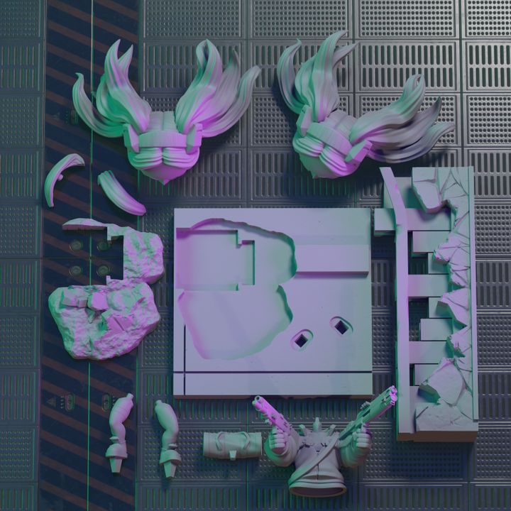 3D Printable Tiny Terror by Chuya Factory