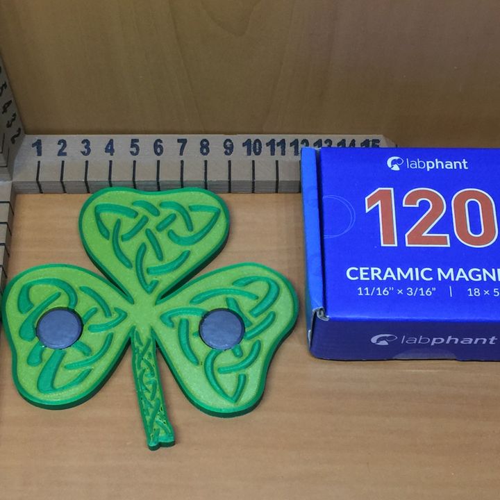 3D Printable Celtic Shamrock by Star Labs 3D, LLC