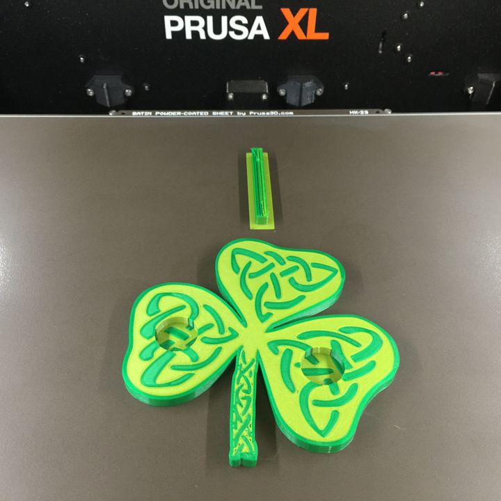 3D Printable Celtic Shamrock by Star Labs 3D, LLC