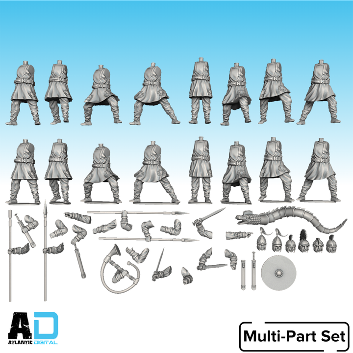 3D Printable What If: Female Late Roman Legionaries by Wargames Atlantic