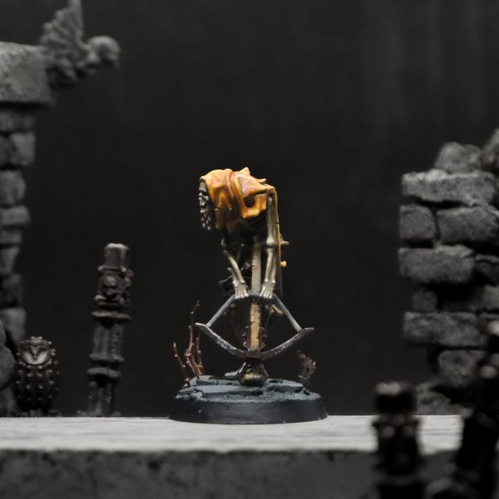3D Printable Crossbow Skeleton by BlightBones