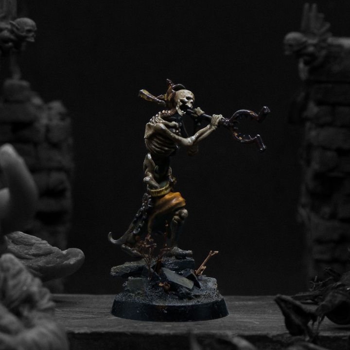 3D Printable Man Catcher Skeleton by BlightBones