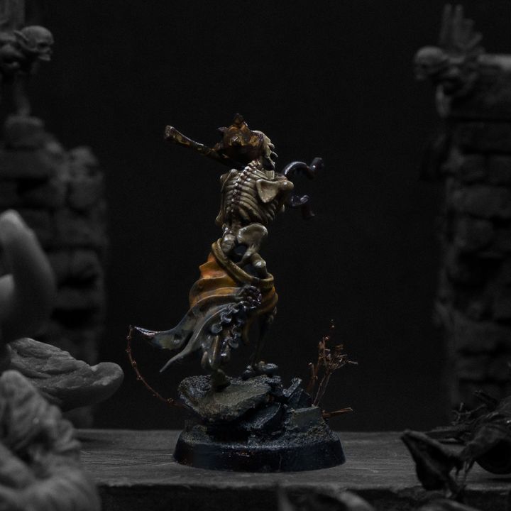 3D Printable Man Catcher Skeleton by BlightBones