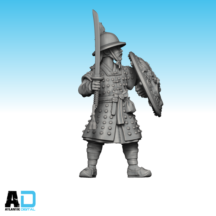3D Printable Ming Empire Northern Infantry (1) by Wargames Atlantic