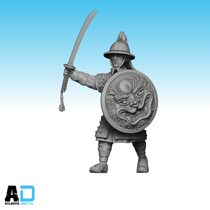 3D Printable Ming Empire Northern Infantry (1) by Wargames Atlantic