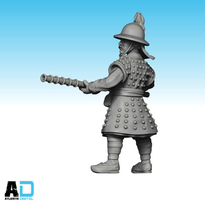 3D Printable Ming Empire Northern Infantry (1) by Wargames Atlantic