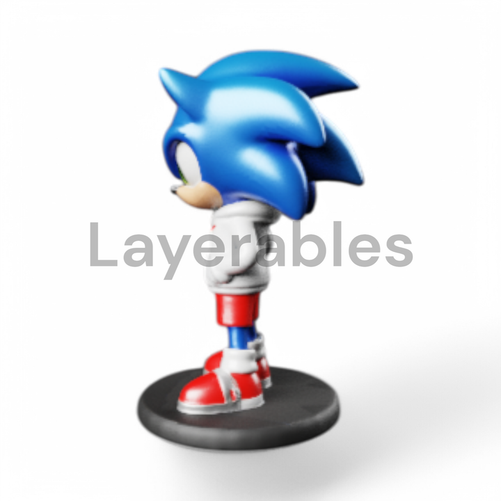 3D Printable Cool Sonic 3D Printer Model - STL File - Streetwear Style ...