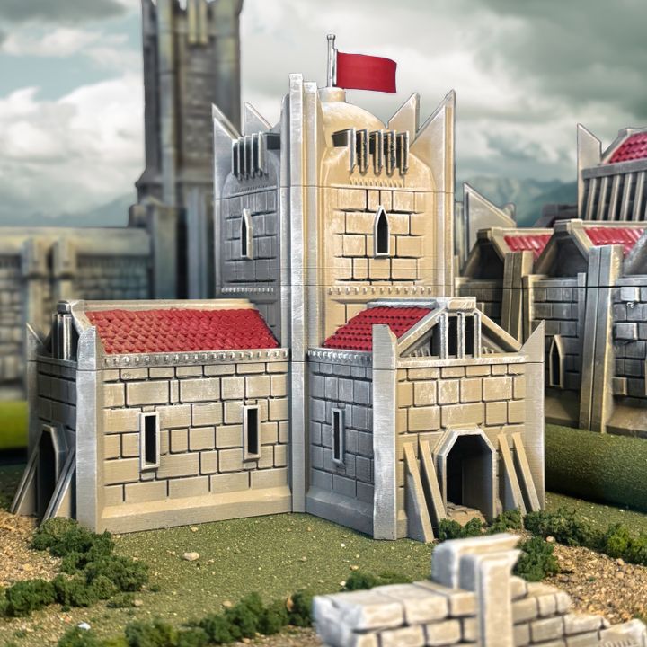 3D Printable Stone Keep - Terrain by LUKE'S TERRAIN