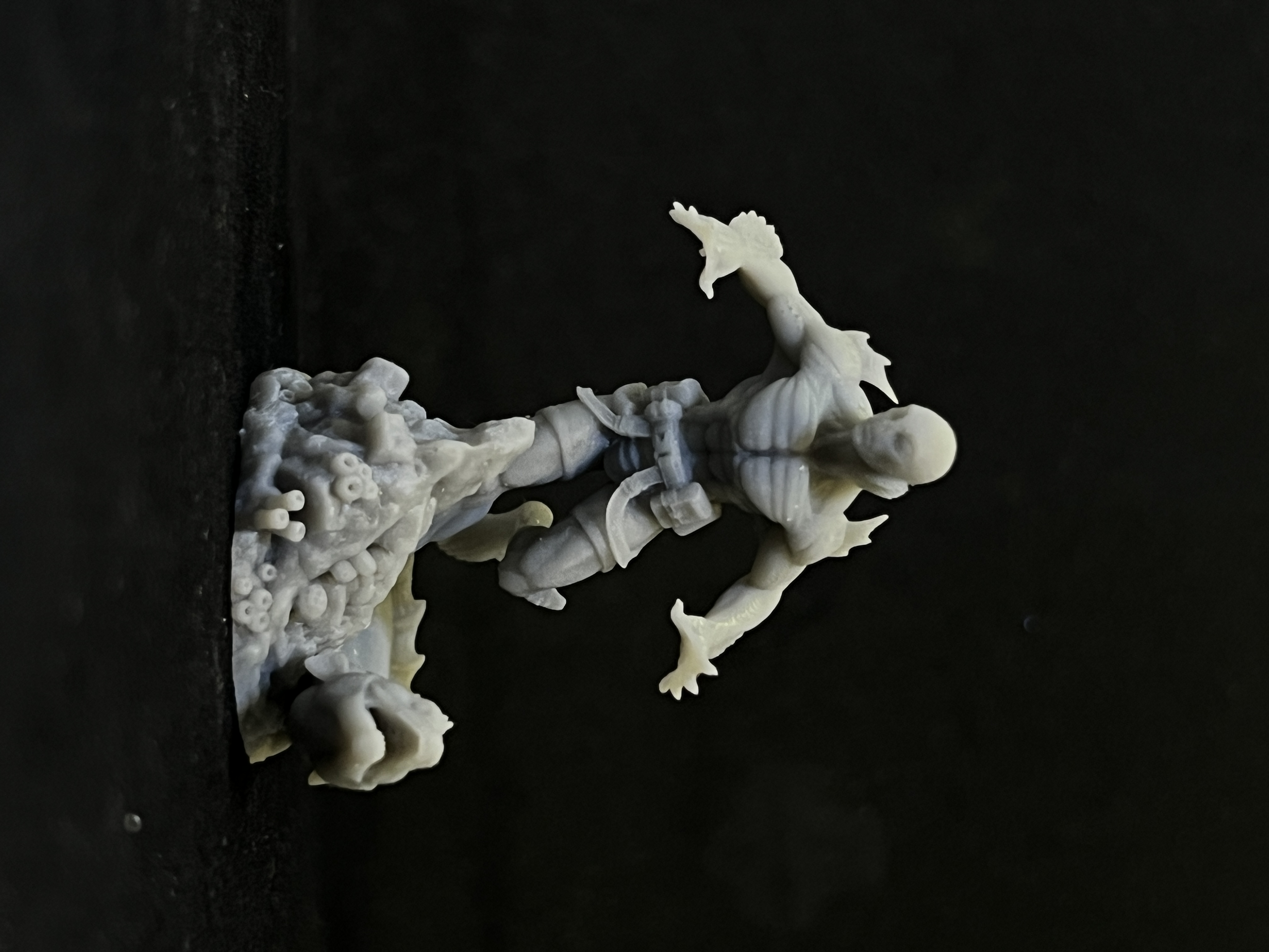 3D Printable HUMANOID AMPHIBIOUS MAN 1 by PAPSIKELS MINIATURES