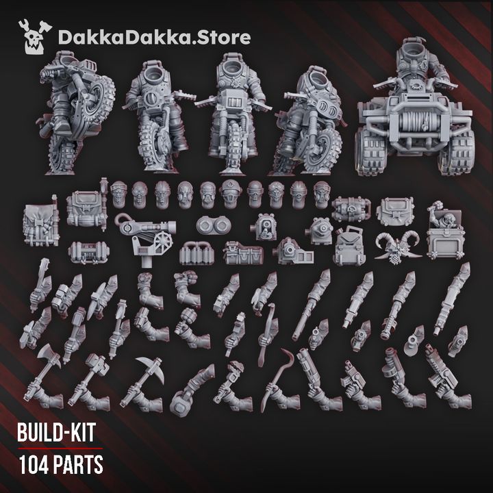 3D Printable Harvesters Angels MC (build-kit) by dakkadakka.store