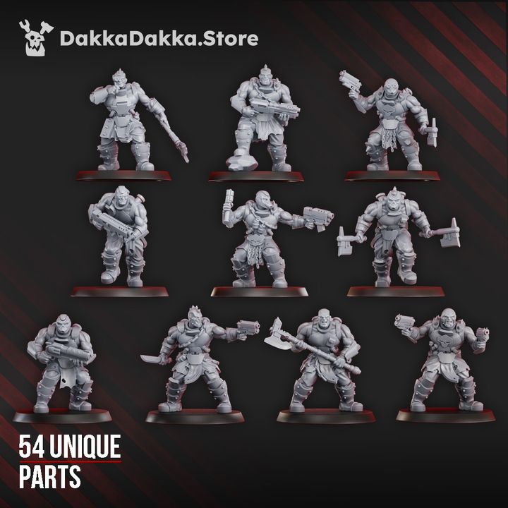 3D Printable Colossus Squad (build-kit) by dakkadakka.store