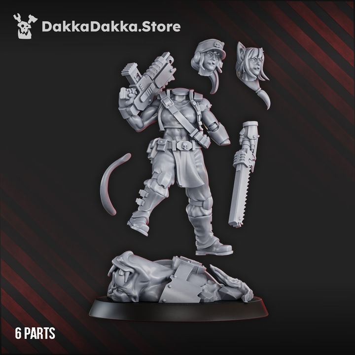 3D Printable The Ork Slayers Commander by dakkadakka.store