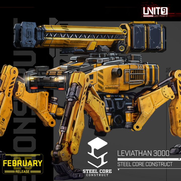 3D Printable Cyberpunk models BUNDLE - Steel Core Construct ...