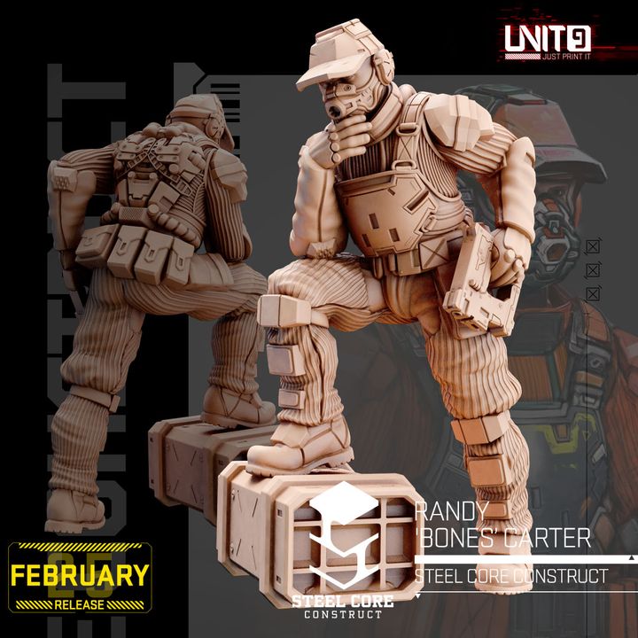 3D Printable Cyberpunk models BUNDLE - Steel Core Construct ...