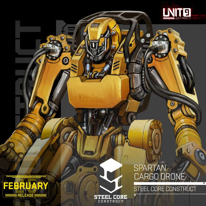 3D Printable Cyberpunk models BUNDLE - Steel Core Construct ...