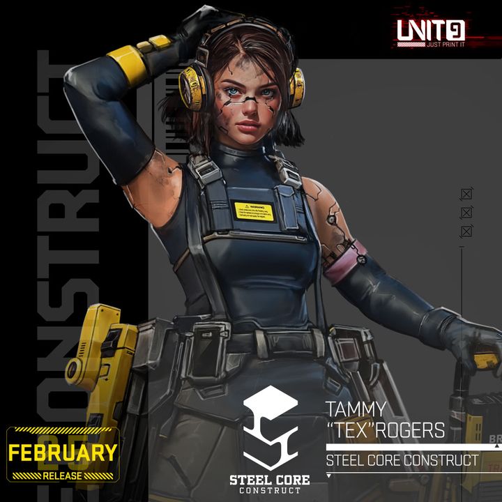 3D Printable Cyberpunk models BUNDLE - Steel Core Construct ...