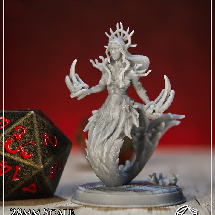3D Printable Cursed Mermaid by M3DM