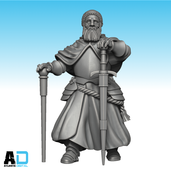 3D Printable Pope Julius II by Wargames Atlantic