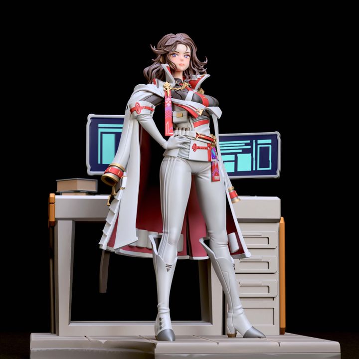 3D Printable Techno Lady by Chuya Factory