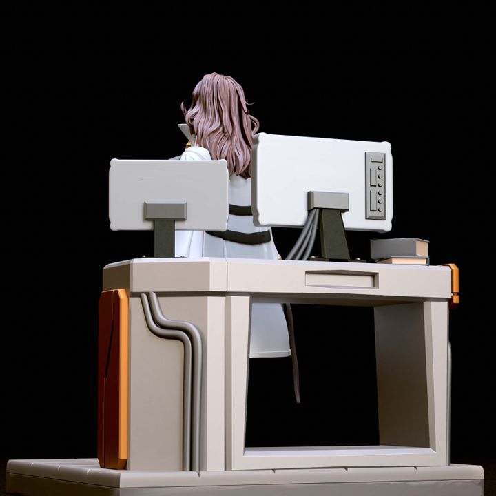 3D Printable Techno Lady by Chuya Factory