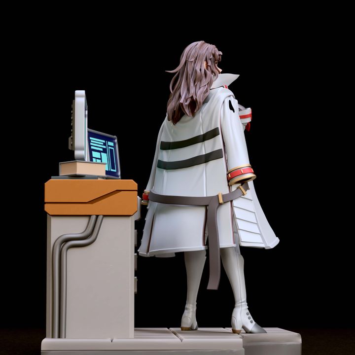 3D Printable Techno Lady by Chuya Factory