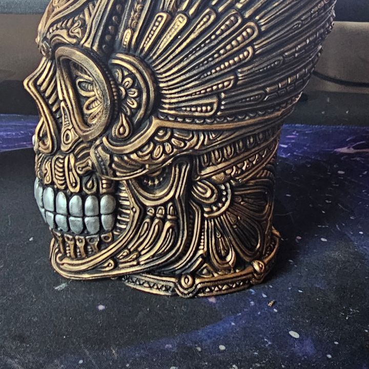 3D Printable LED Skull by Zane Rogers