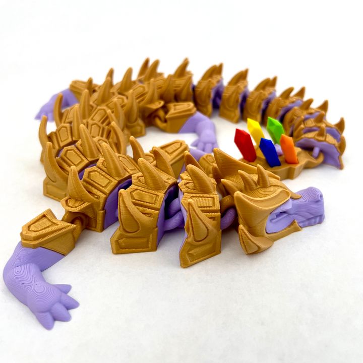 3D Printable Inevitable Dragon (No Supports Needed) by Steven Wolf Studio