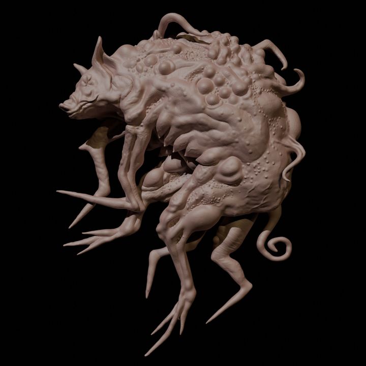 3D Printable Darkwood Sow by Jan Čamber