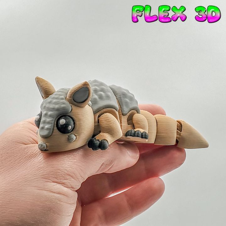 3D Printable Flex 3D Armadillo Chunky by Flex 3D