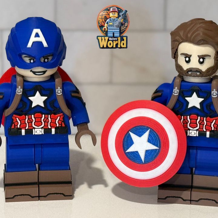 3D Printable Heroic Super Soldier Brick by Walter's World 3D