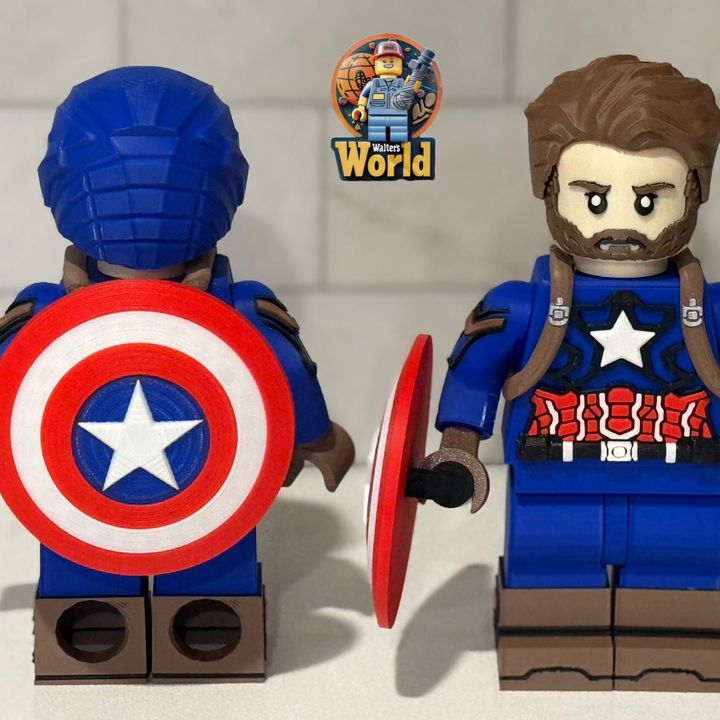 3D Printable Heroic Super Soldier Brick by Walter's World 3D
