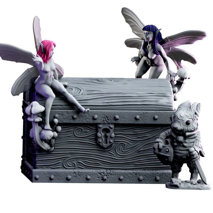 3D Printable The Fairy Treasure by DDF Models and Miniatures