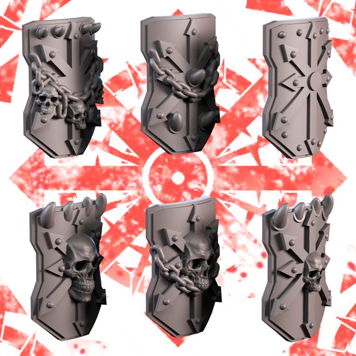 3D Printable Chaos Shields by Sergeant Hammer