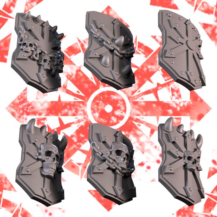 3D Printable Chaos Shields by Sergeant Hammer